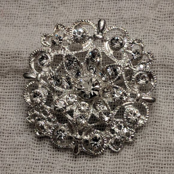 Jewelry | Silver Filigree Brooch | Poshmark